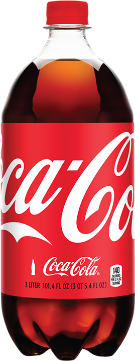 Coca Cola 3 Liter Bottle (300x730), Png Download