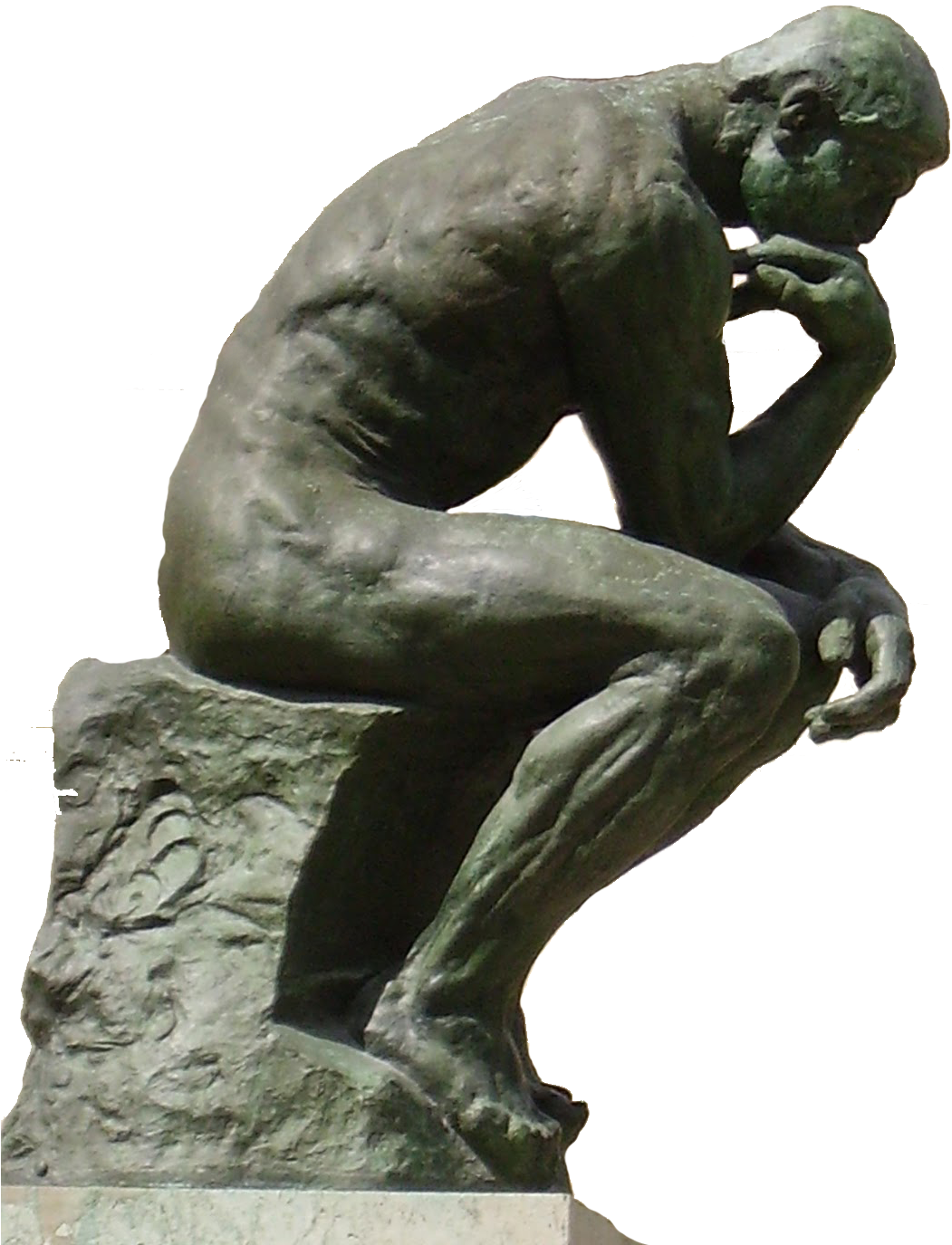 The Thinker Statue Png - Musée Rodin (1200x1600), Png Download