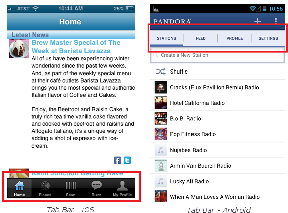 Download Tabbar Ios Android - Android | Transparent PNG Download | SeekPNG