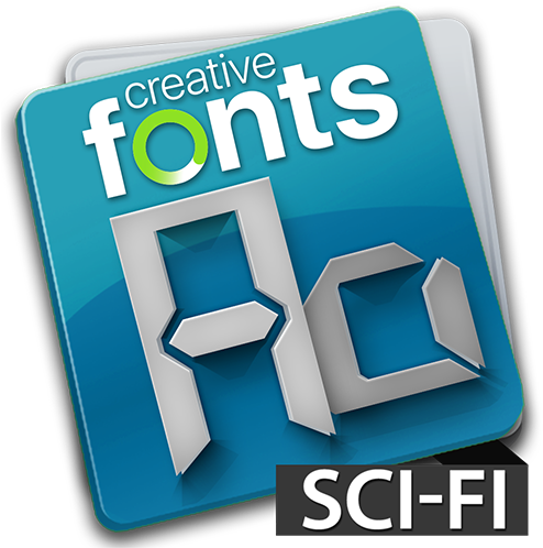 Creative Fonts Sci-fi - Summitsoft Font (500x500), Png Download