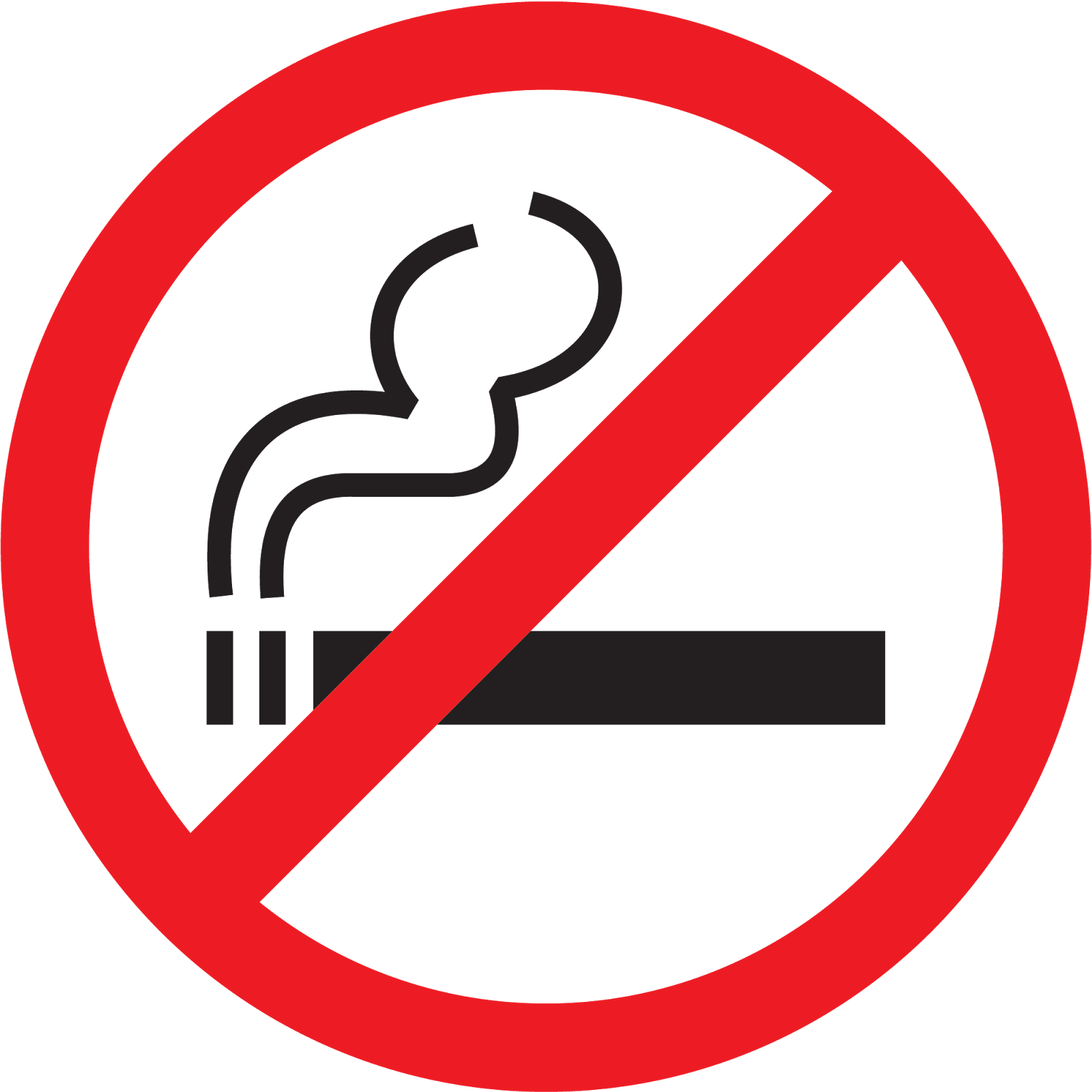 No Smoking Png - Stop Smoking Sign Png (1600x1600), Png Download