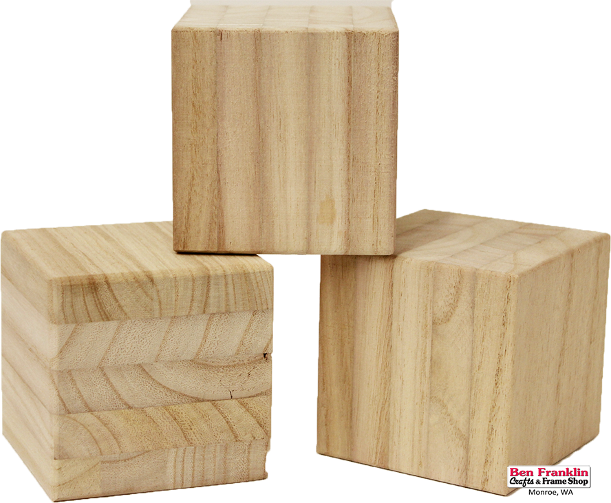 Wood Blocks To Paint Images - Wooden Block Png (888x731), Png Download