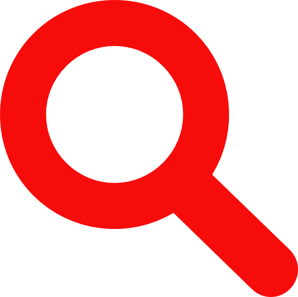 Small - Red Search Icon Png (600x598), Png Download