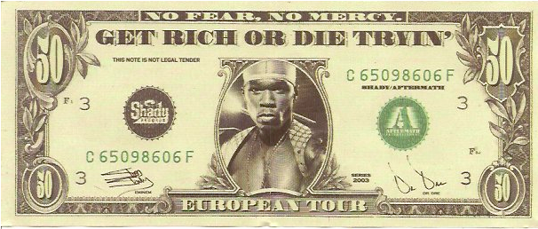 50 Cent P - Dollar Bill (605x605), Png Download