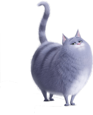 Chloe Tail In The Air - Chloe Cat Secret Life Of Pets (400x400), Png ...