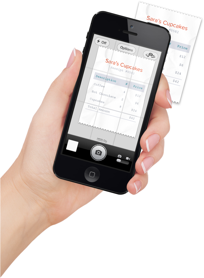 Download Receipts-hand - Taking Photo Of Receipt | Transparent PNG ...