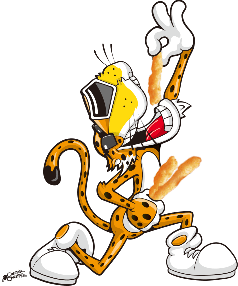 Free Cheetos Png - Chester Cheetah (476x572), Png Download