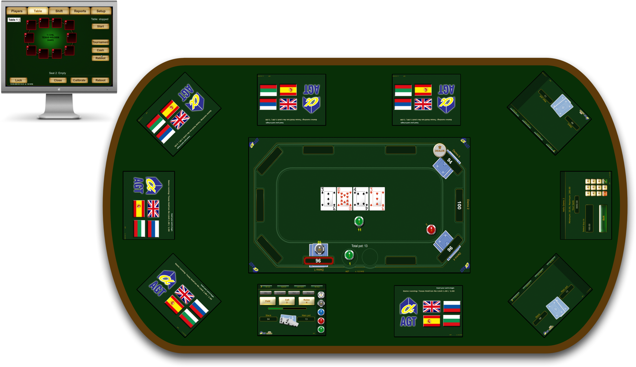 Overview Of A Poker Table - Cool Poker Table Layouts (2200x1362), Png ...