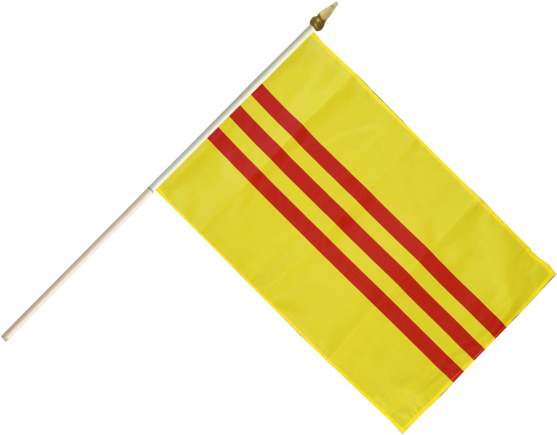 Vietnam Old Hand Waving Flag - Flag (1500x998), Png Download