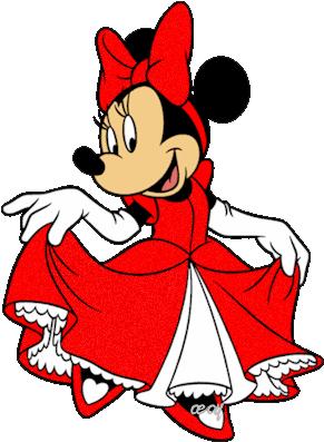 Clip Arts Related To - Minnie Mouse Red Princess (310x412), Png Download