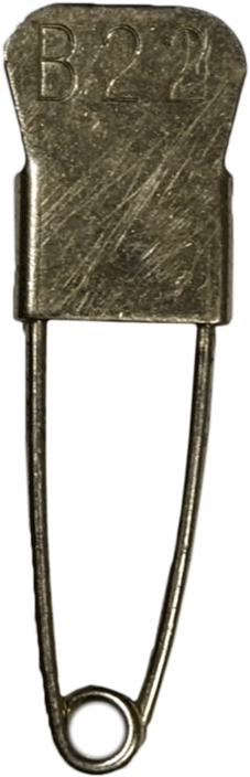 Vintage Safety Pin (800x999), Png Download