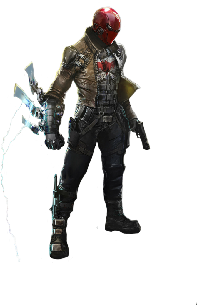 Red Hood - Injustice Red Hood Figure (761x1051), Png Download