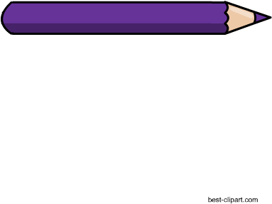 Purple Color Pencil Free Png Clipart - Clip Art (450x450), Png Download