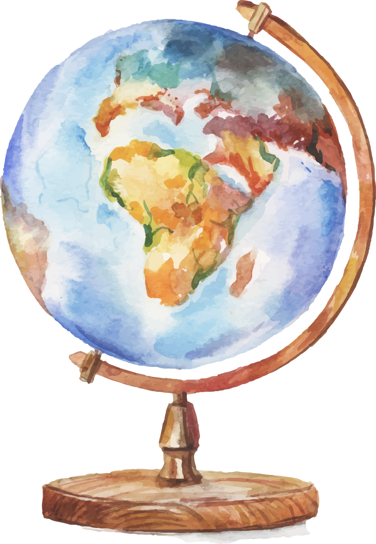 Download Globe Watercolor Painting Drawing Illustration - Globe ...