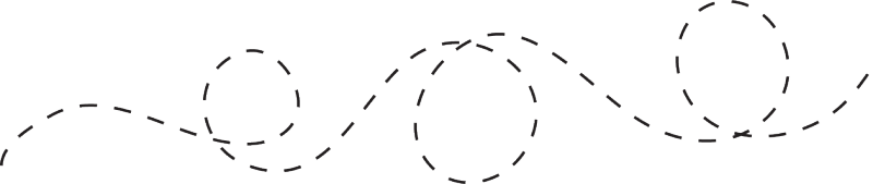 Download Bees Transparent Dotted Line Clip Art Black And White - Circle ...
