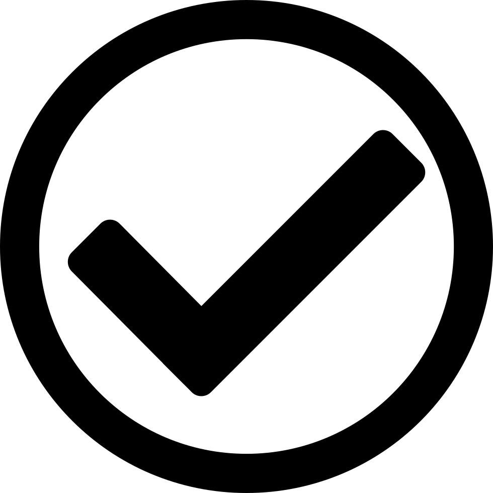 Download Affirmative Check Mark - Signo Afirmativo | Transparent PNG ...