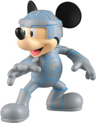 Tron Mickey 01 Transparent - Tron Mickey (450x450), Png Download
