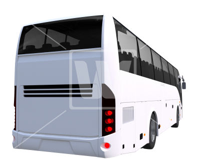 Bus Rear View Png - Bus Back Png (550x362), Png Download