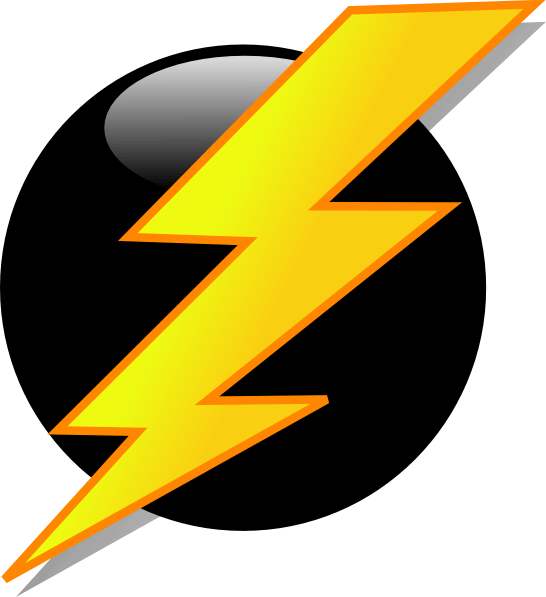 Lightning Strike Cartoon - Lightning Bolt Clipart (546x597), Png Download