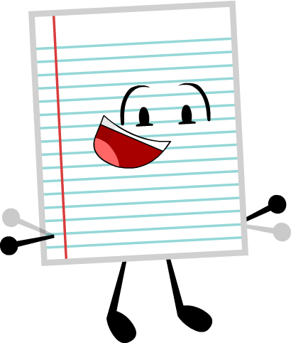 Notebook Paper Idle - Object Invasion Reloaded Breath Mint (410x482 ...
