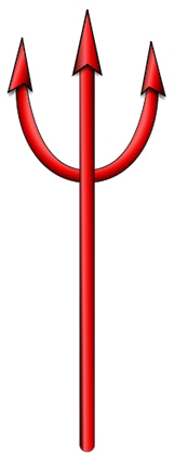 Devils Fork Transparent Image - Devil Pitchfork Clipart (480x480), Png ...