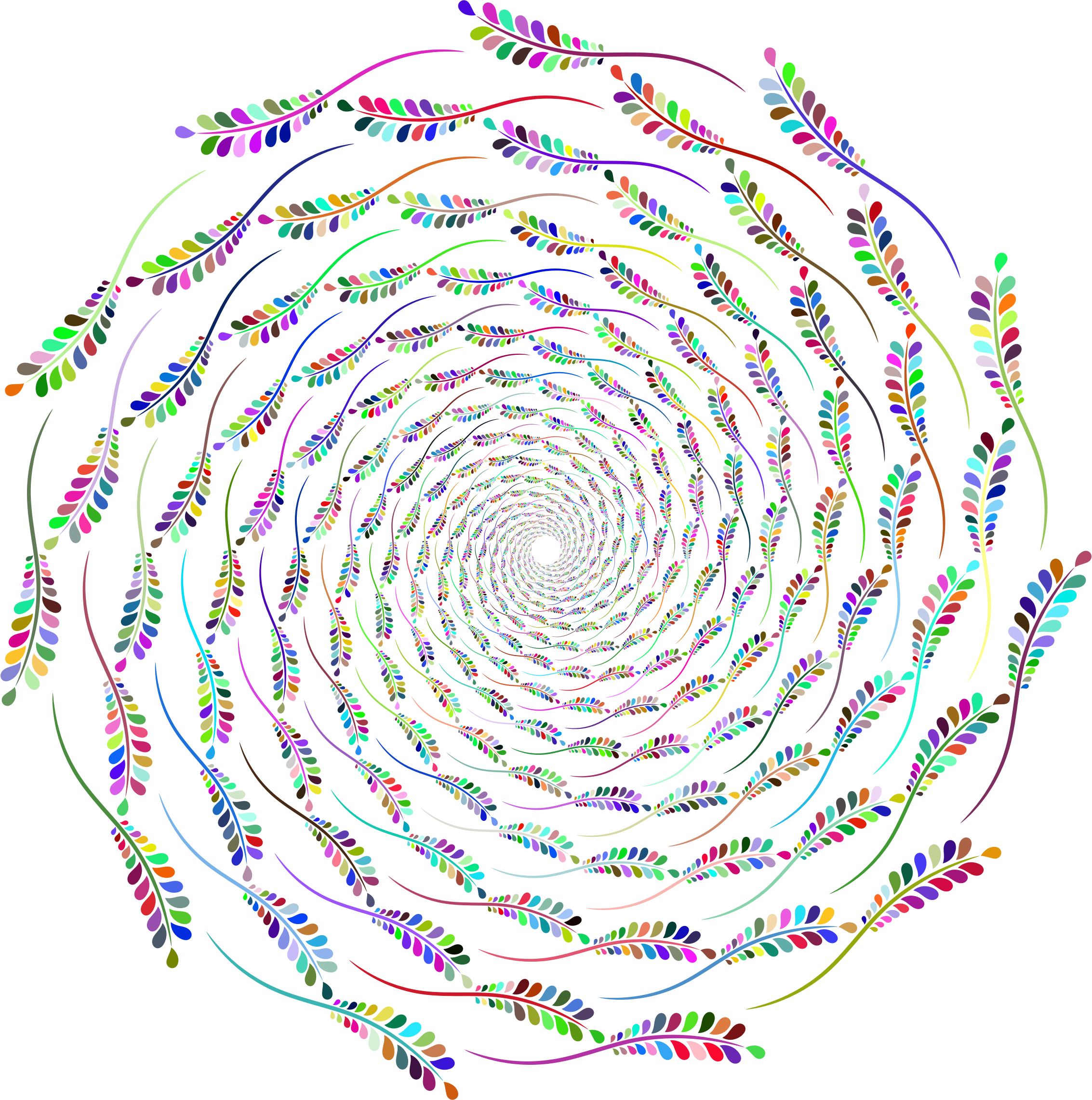 Download This Free Icons Png Design Of Leafy Vine Vortex Prismatic ...