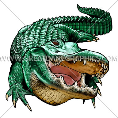 Alligator Vector Illustration - Tirecoverpro Green Alligator Crocodile ...