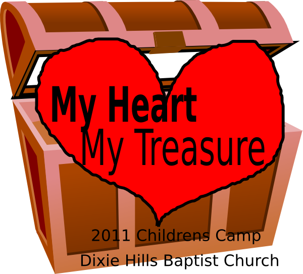 Heart My Treasure (600x543), Png Download