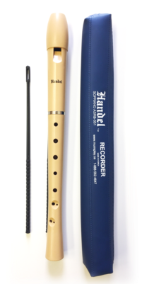 Handel Two-piece Baroque Recorder - Recorder (300x400), Png Download