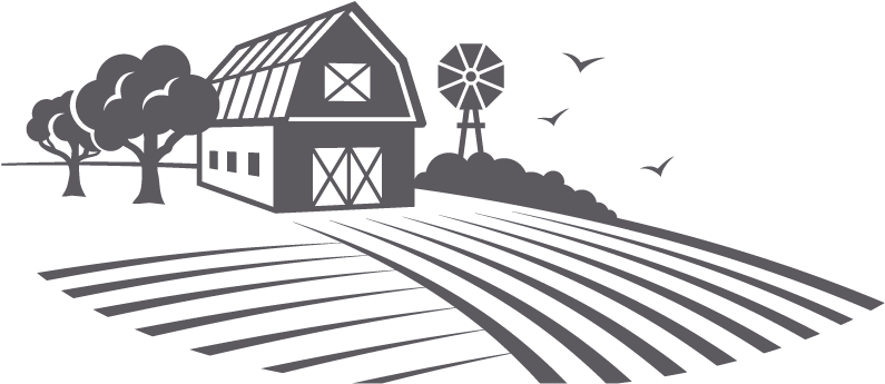 Download Farm Image - House Farm Clipart Black And White | Transparent ...