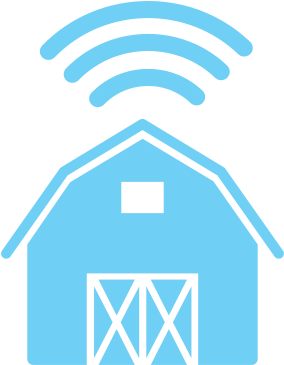 Connected Farm - Smart Farming Icon Png (525x450), Png Download