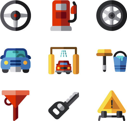 Mechanic Elements - Car (600x564), Png Download