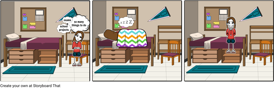 Coping Up With Stress - Cartoon (1164x385), Png Download