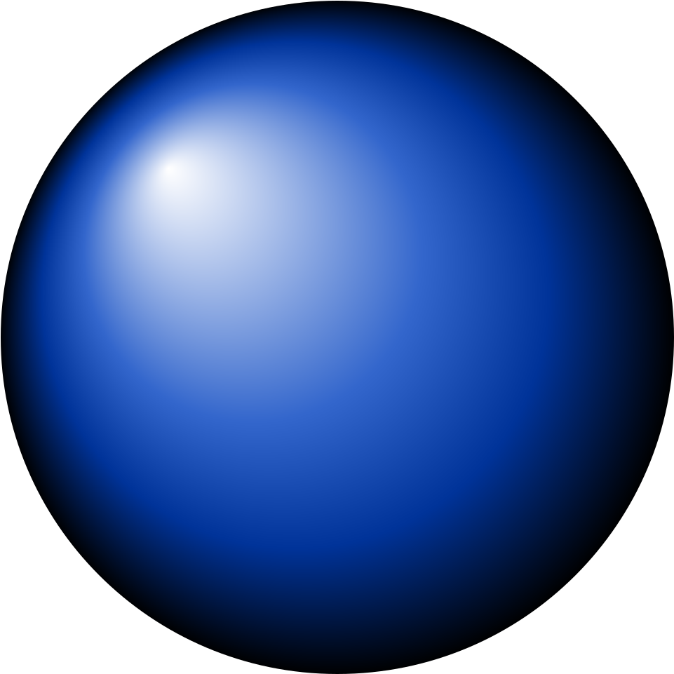Sphere Clipart Blue Sphere - Blue Blinking Dot Gif (1024x1024), Png ...