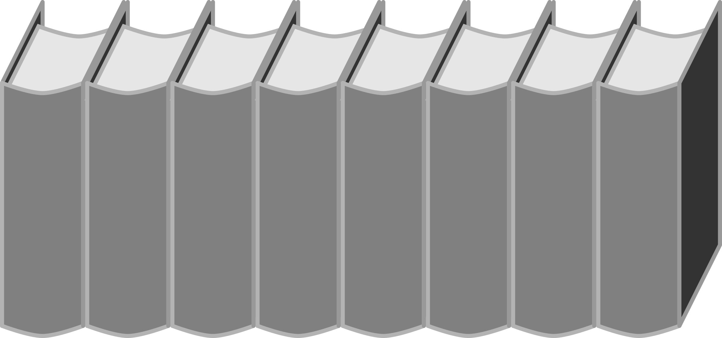 Download Row Of Books Clipart | Transparent PNG Download | SeekPNG