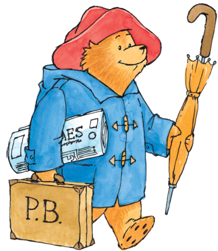 Download Paddington Bear With Newspaper And Umbrella - Paddington Bear ...