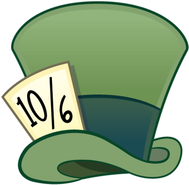 Download Mad Hatter Hat Vector - Mad Hatter Hat Clipart | Transparent ...