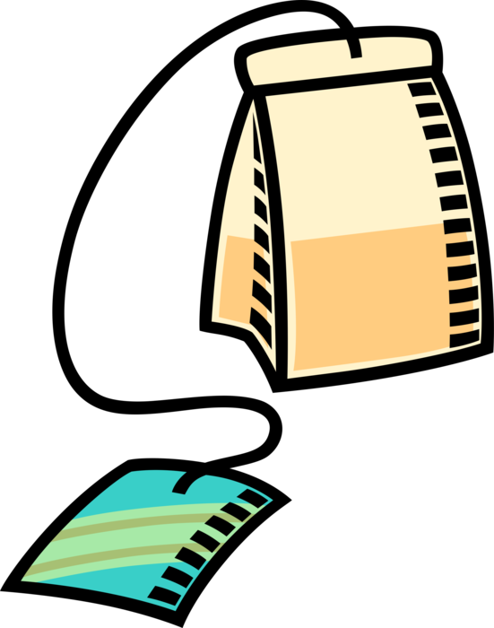 Download Tea Bag Royalty Free Vector Clip Art Illustration - Tea Bag ...