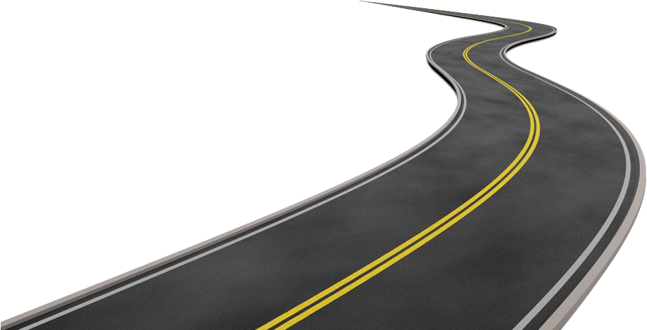 Road Png File - Curved Road Png (960x480), Png Download