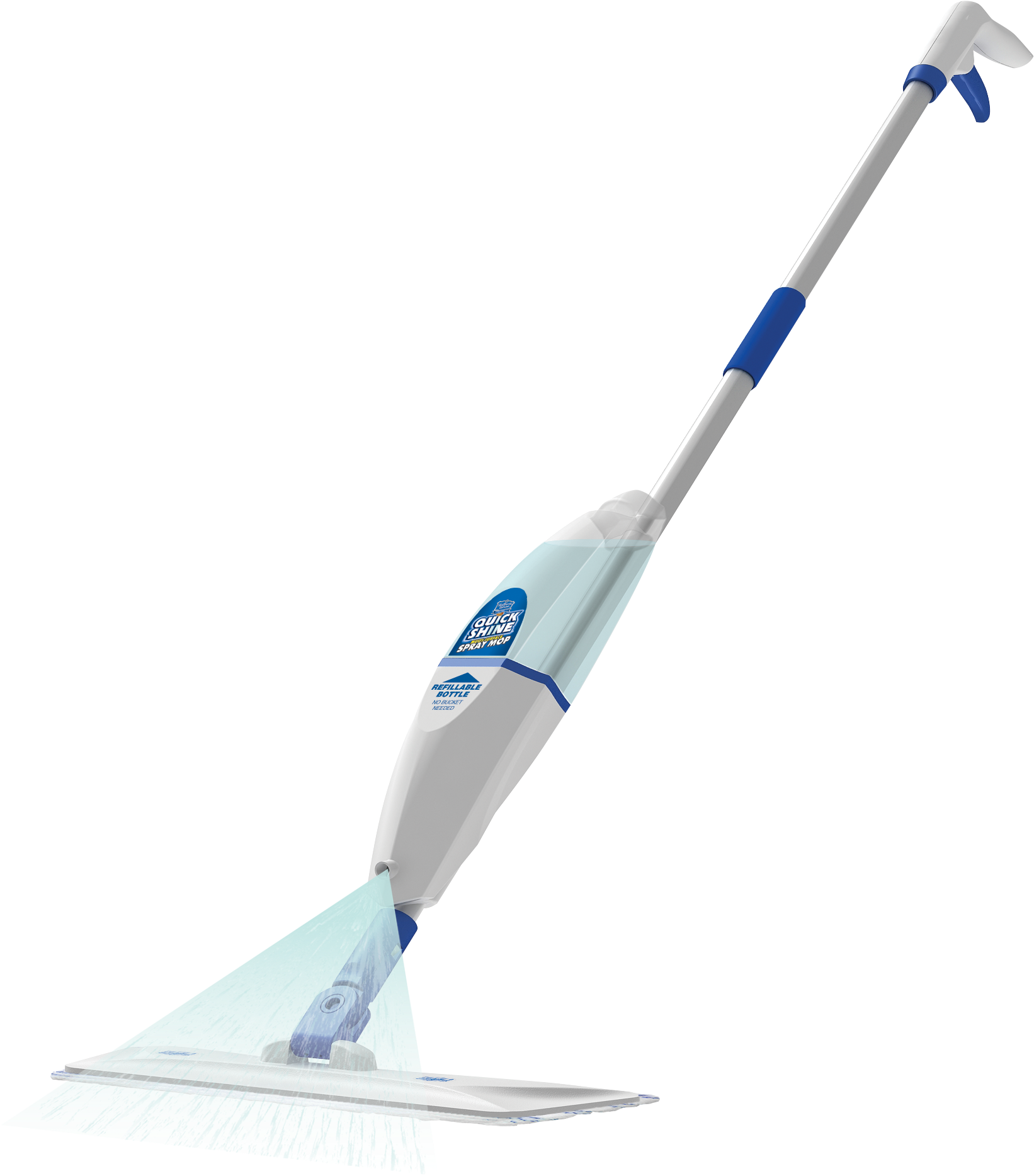 Quick Shine Multi-surface Spray Mop (1744x2020), Png Download