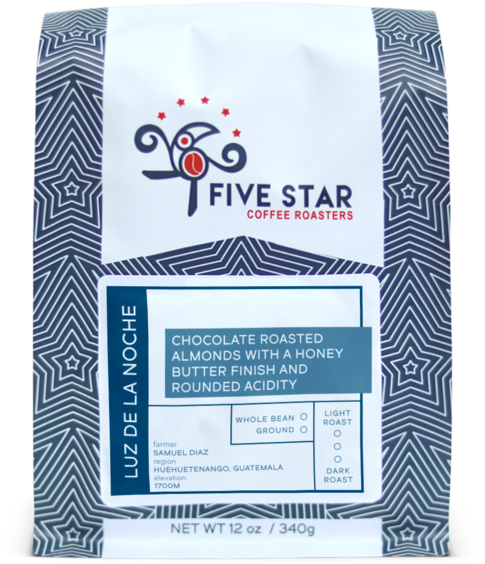 Luz De La Noche Five Star Coffee Roasters 12oz - Bicycle (700x700), Png Download
