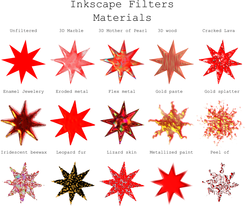 Download Inkscape Filters Materials - Inkscape Filters | Transparent ...