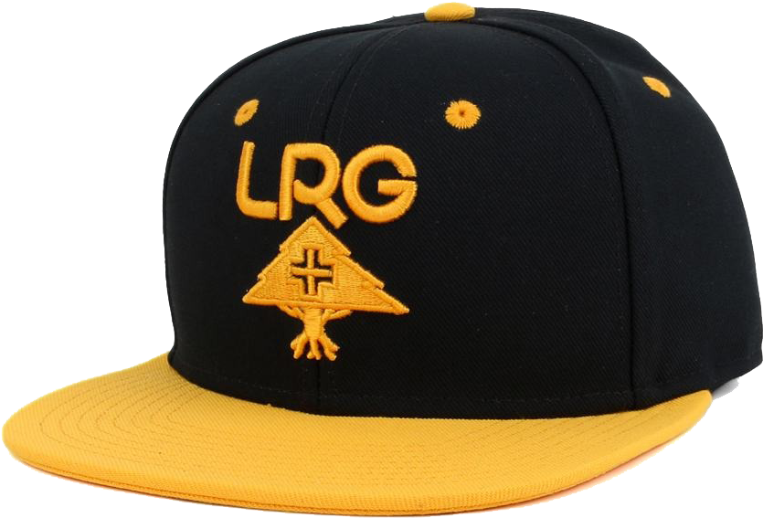 Caps Png Caps Png - Lrg Research Group Snapback Hat Black Yellow ...