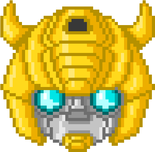 Bumblebee™ - Pixel Art Bumblebee (600x600), Png Download