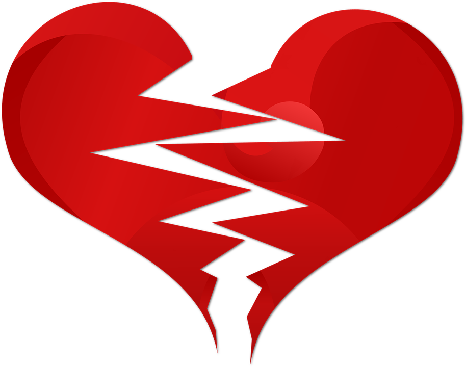 Download Broken Heart Clipart Transparent Background - Heartbroken ...