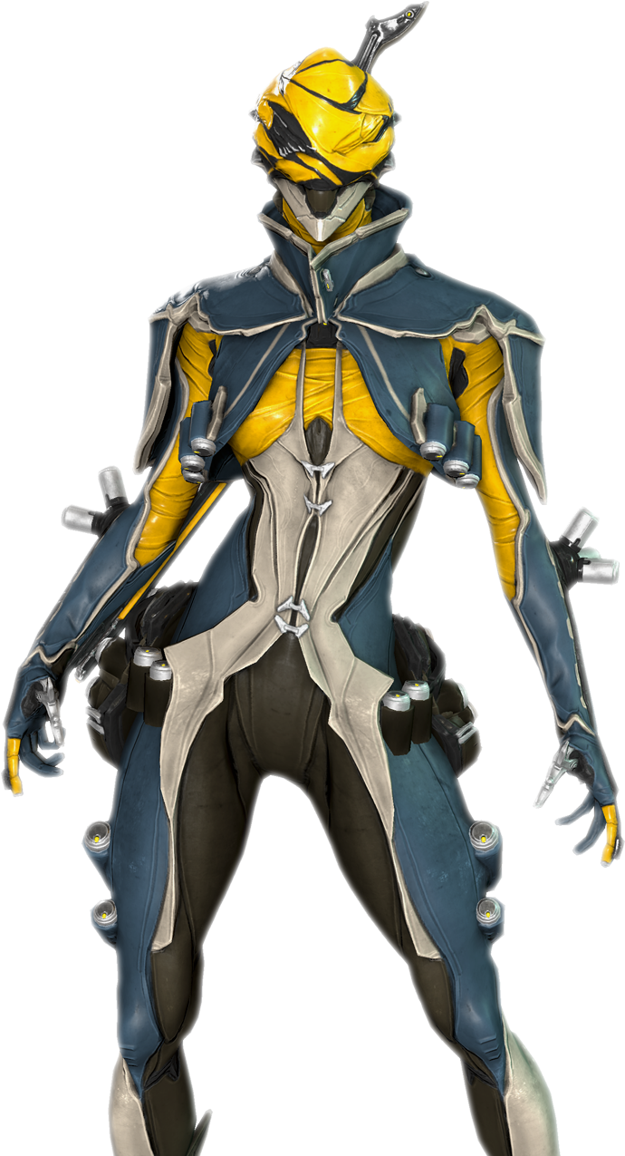 Mesalarge Xanthous Set Male - Mesa Warframe (742x1274), Png Download