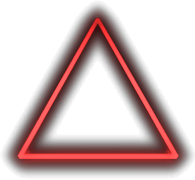Neon Triangle Png - Laser Triangle Png (1024x1024), Png Download
