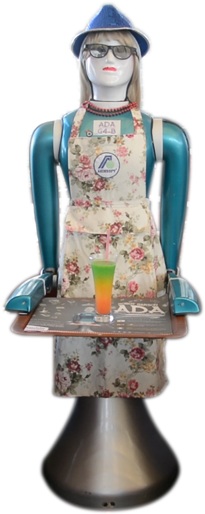 Humanoid Robot Waitress Project - Humanoid Robot (864x1080), Png Download