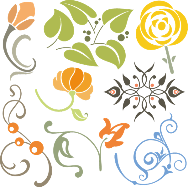 Simple Painting Pattern Design Vector Graphics - Simple Design Painting ...