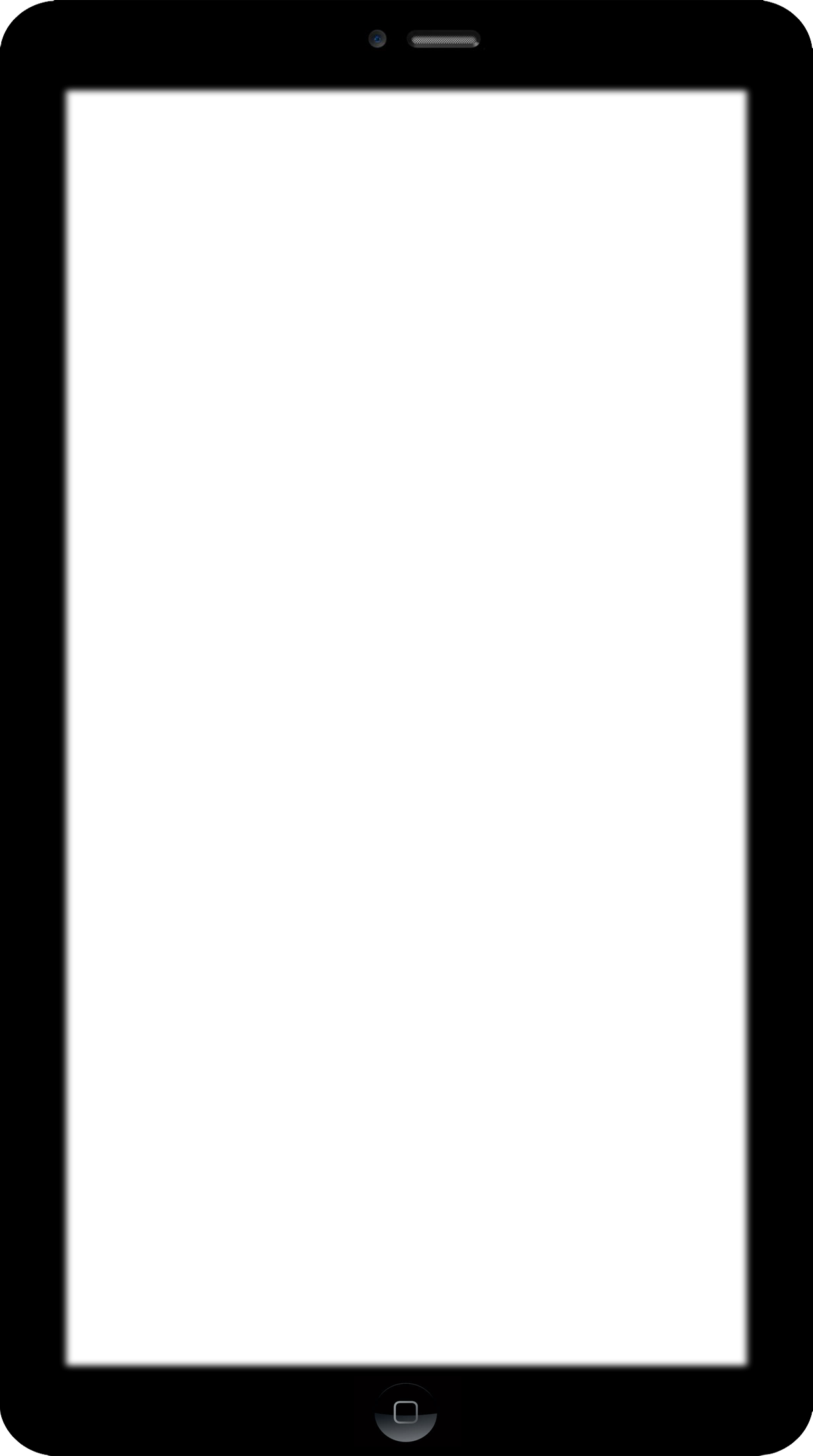 Iphone Screen Replacement - Monochrome (1228x2200), Png Download